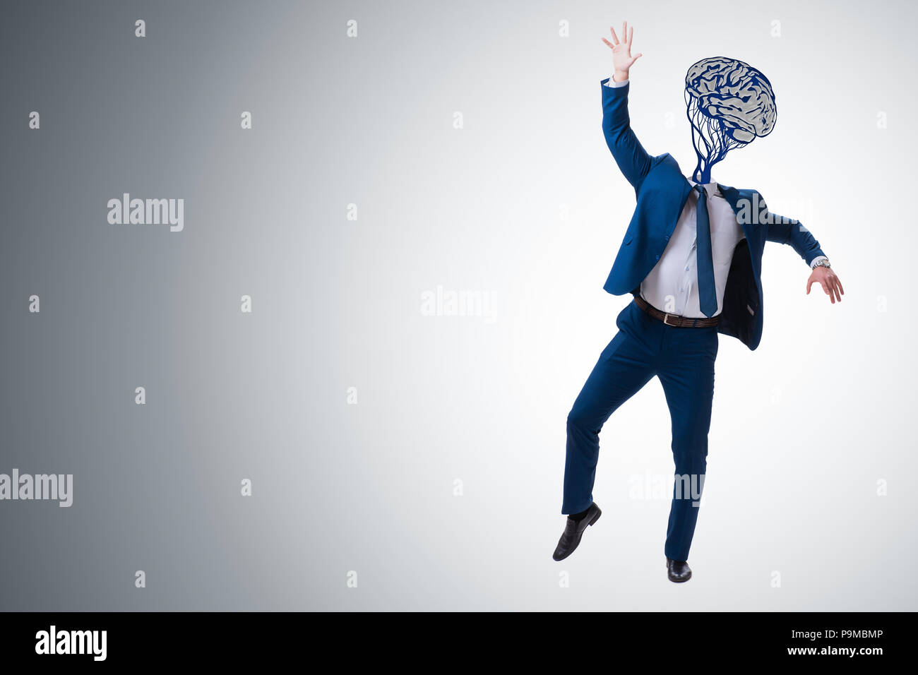 Man in artificial intelligence concept Stock Photo - Alamy Man in artificial intelligence concept Stock Photo - Alamy
