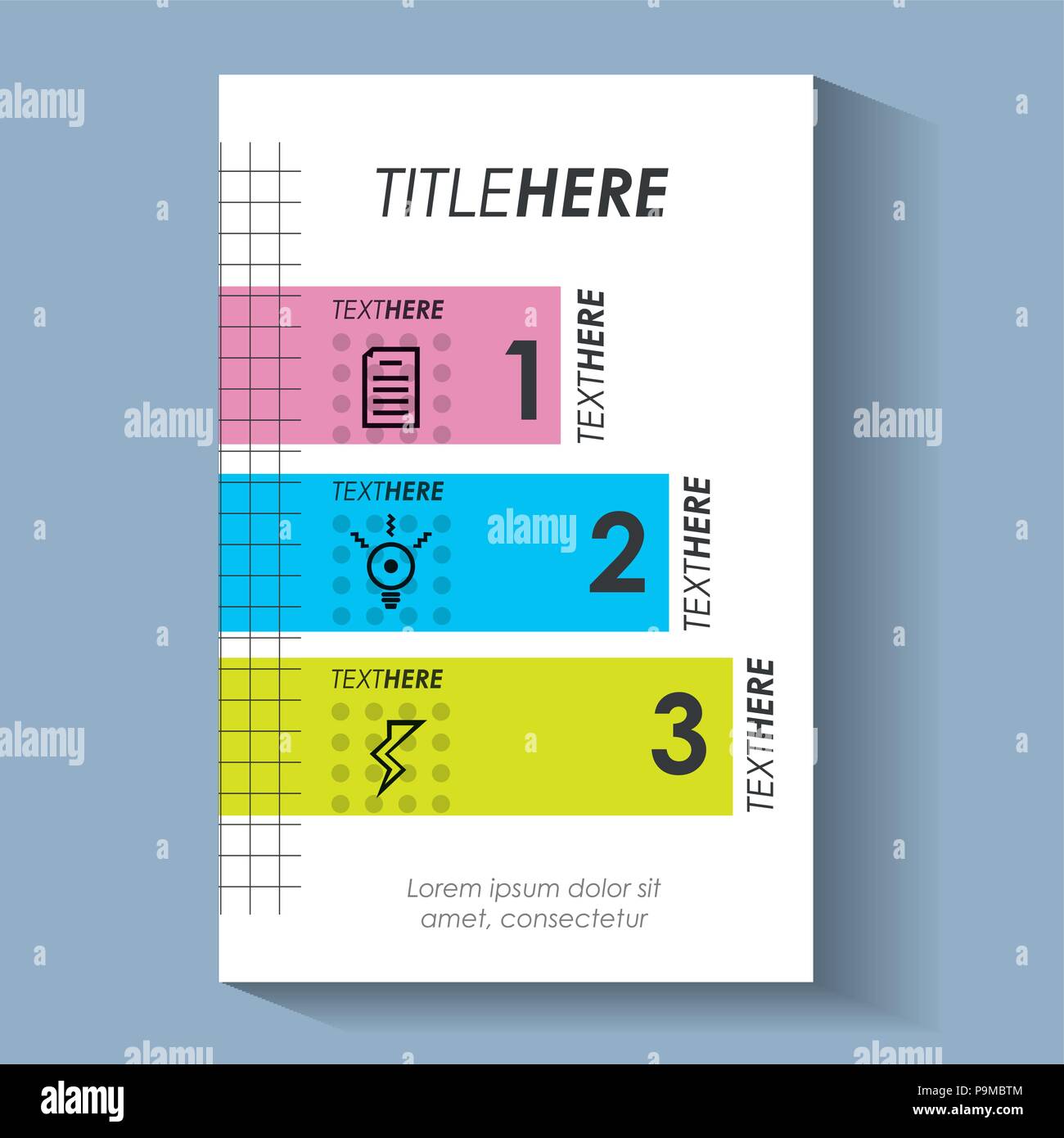 template infographic with figures geometrics vector illustration design ...