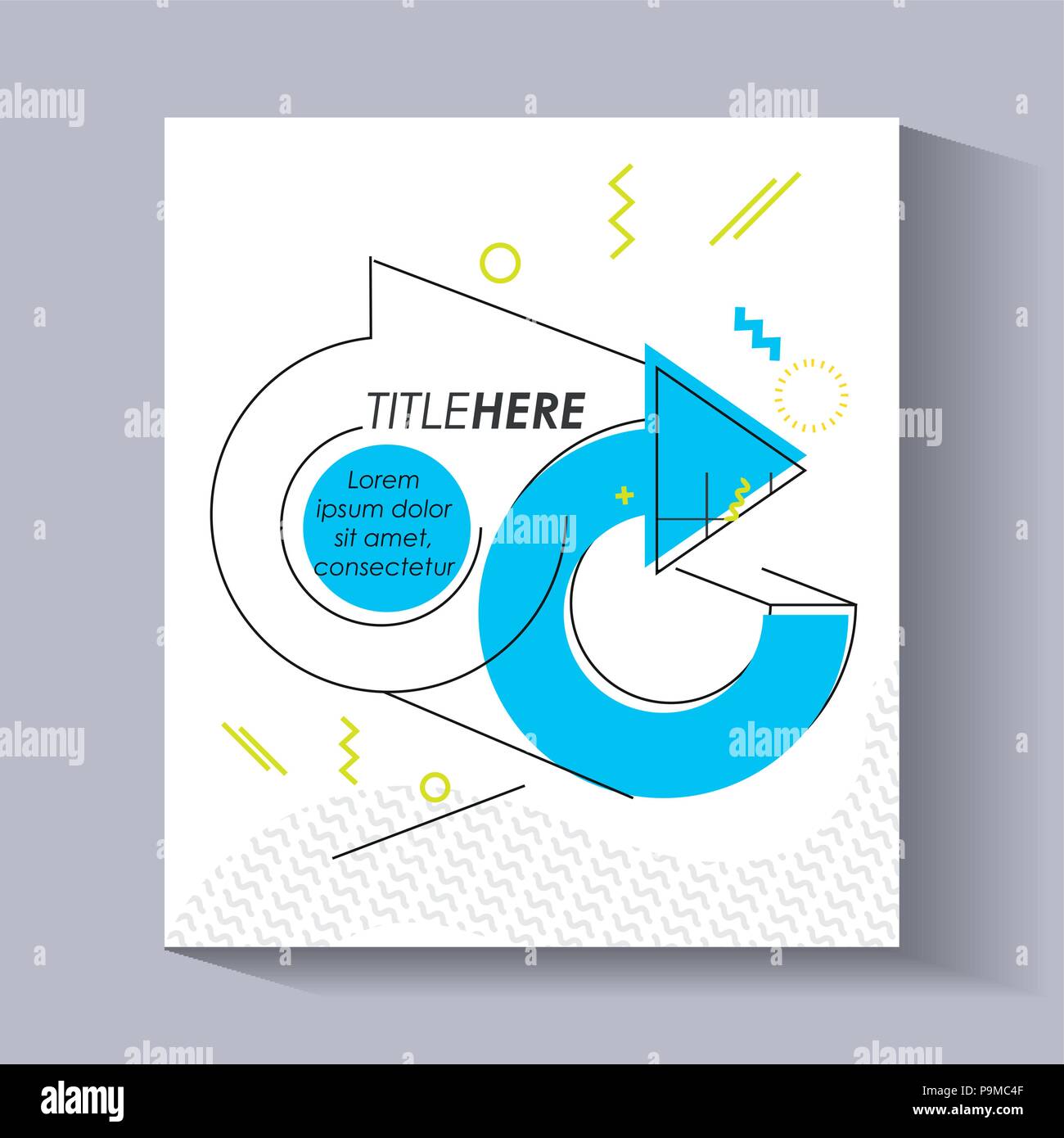template infographic with figures geometrics vector illustration design ...