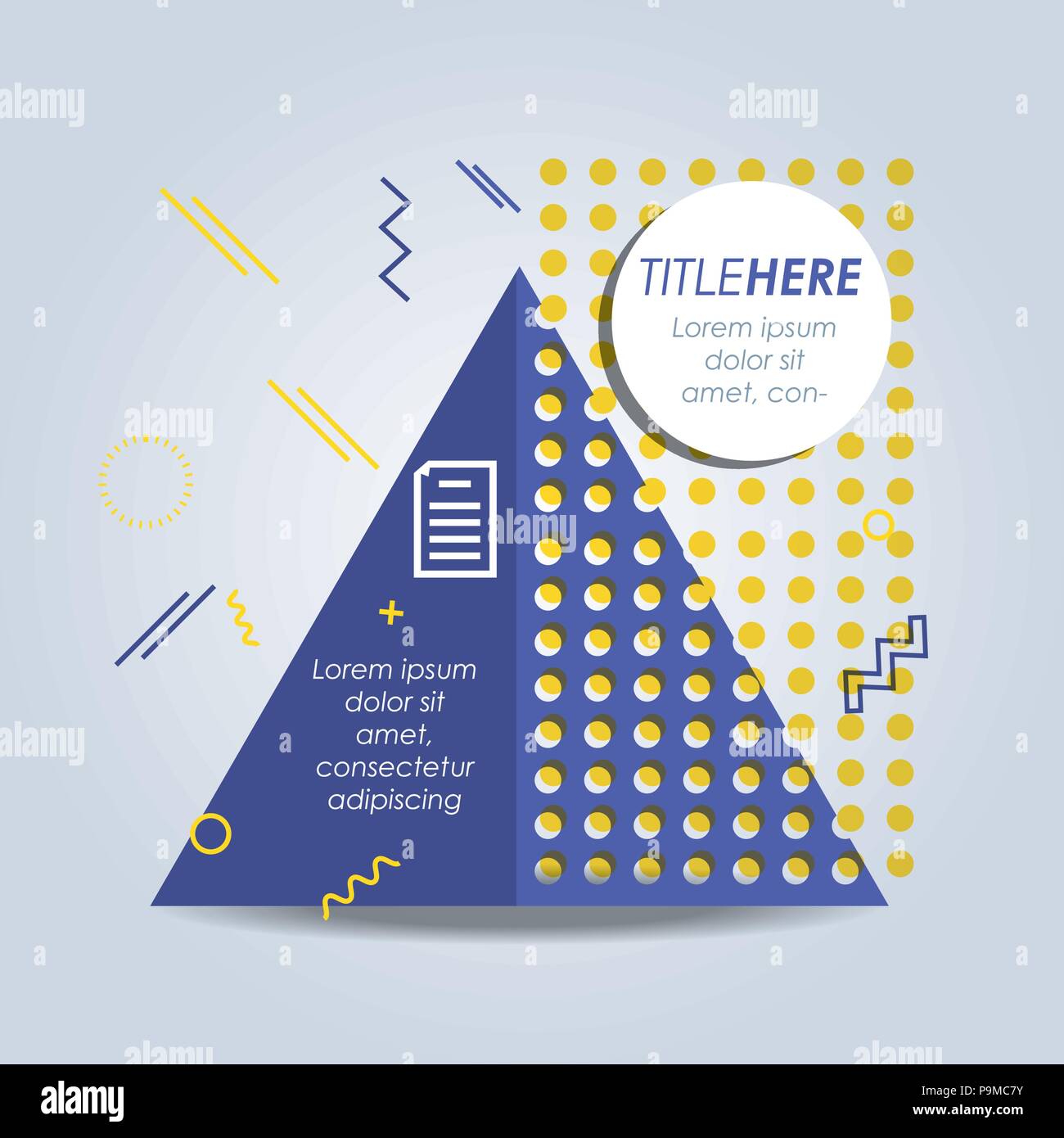 template infographic with figures geometrics vector illustration design ...
