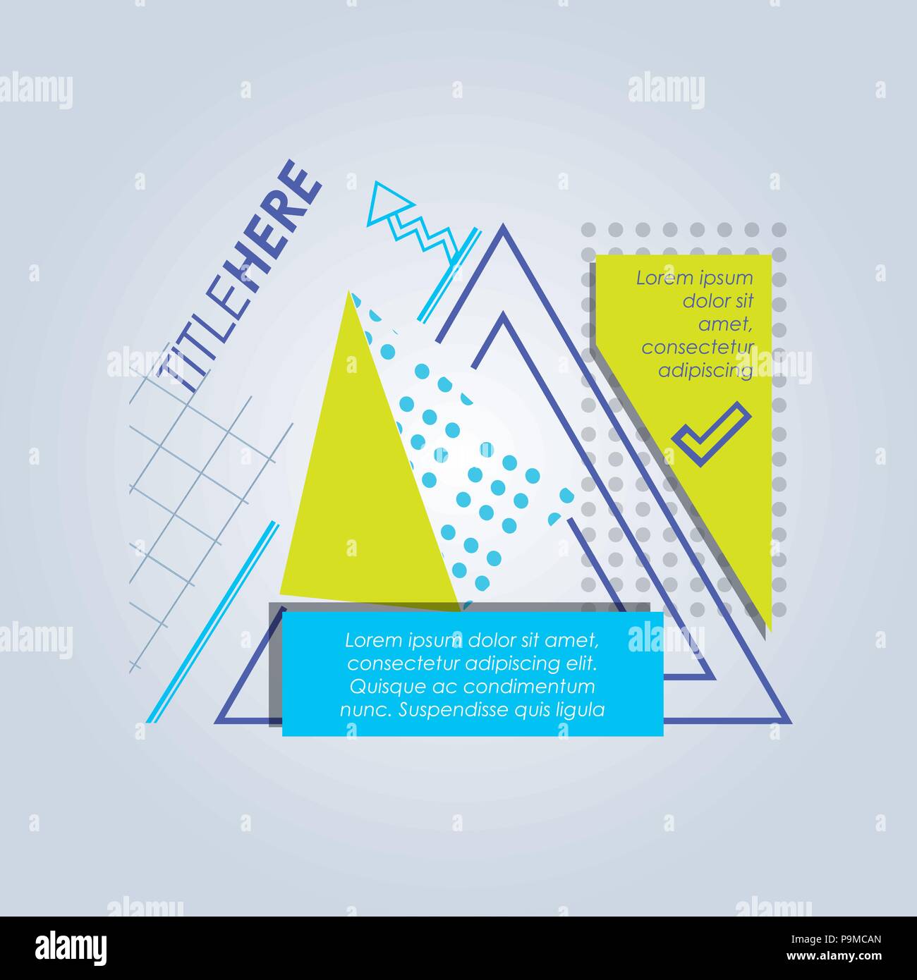 template infographic with figures geometrics vector illustration design ...