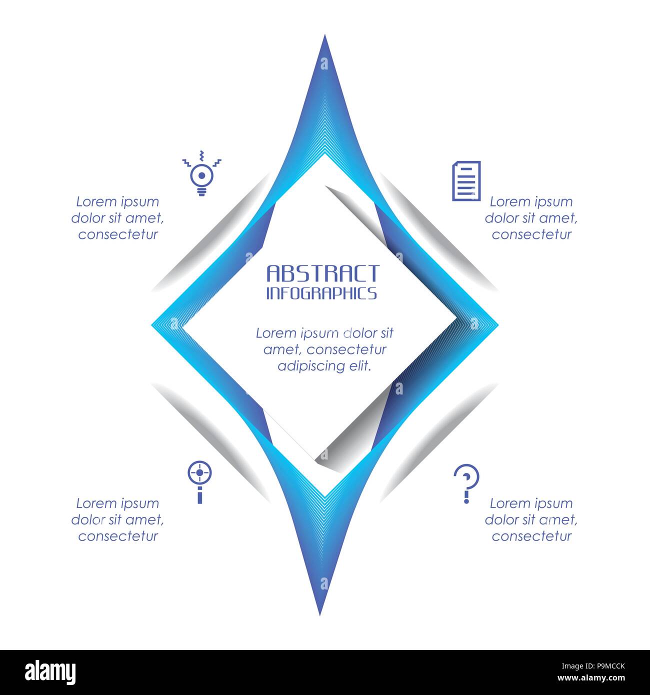 template infographic with figures geometrics vector illustration design ...
