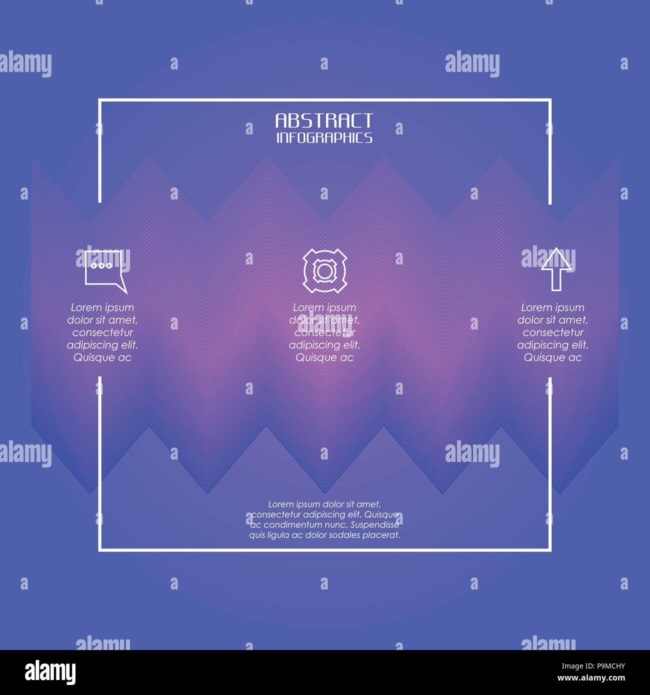 template infographic with figures geometrics vector illustration design ...