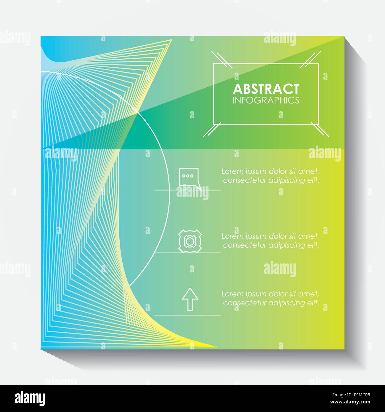 template infographic with figures geometrics vector illustration design ...
