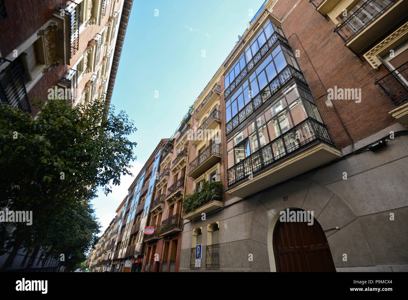 Streets of Madrid, Spain Stock Photo - Alamy