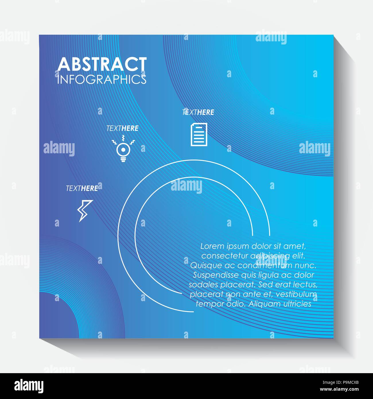 template infographic with figures geometrics vector illustration design ...