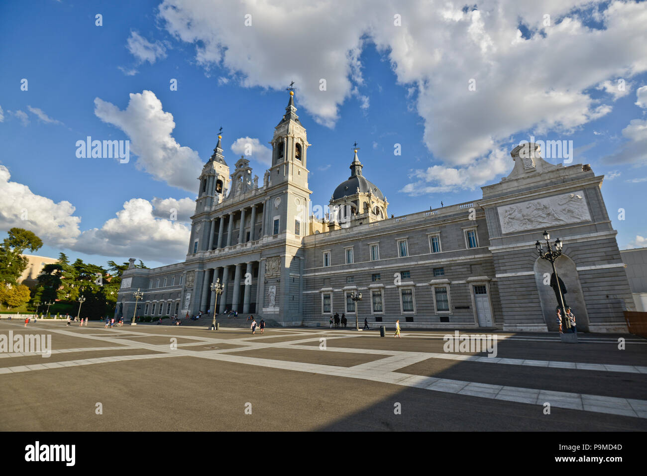 Almudena Cathedral (Catedral de la Almudena), Madrid, Spain Stock Photo ...