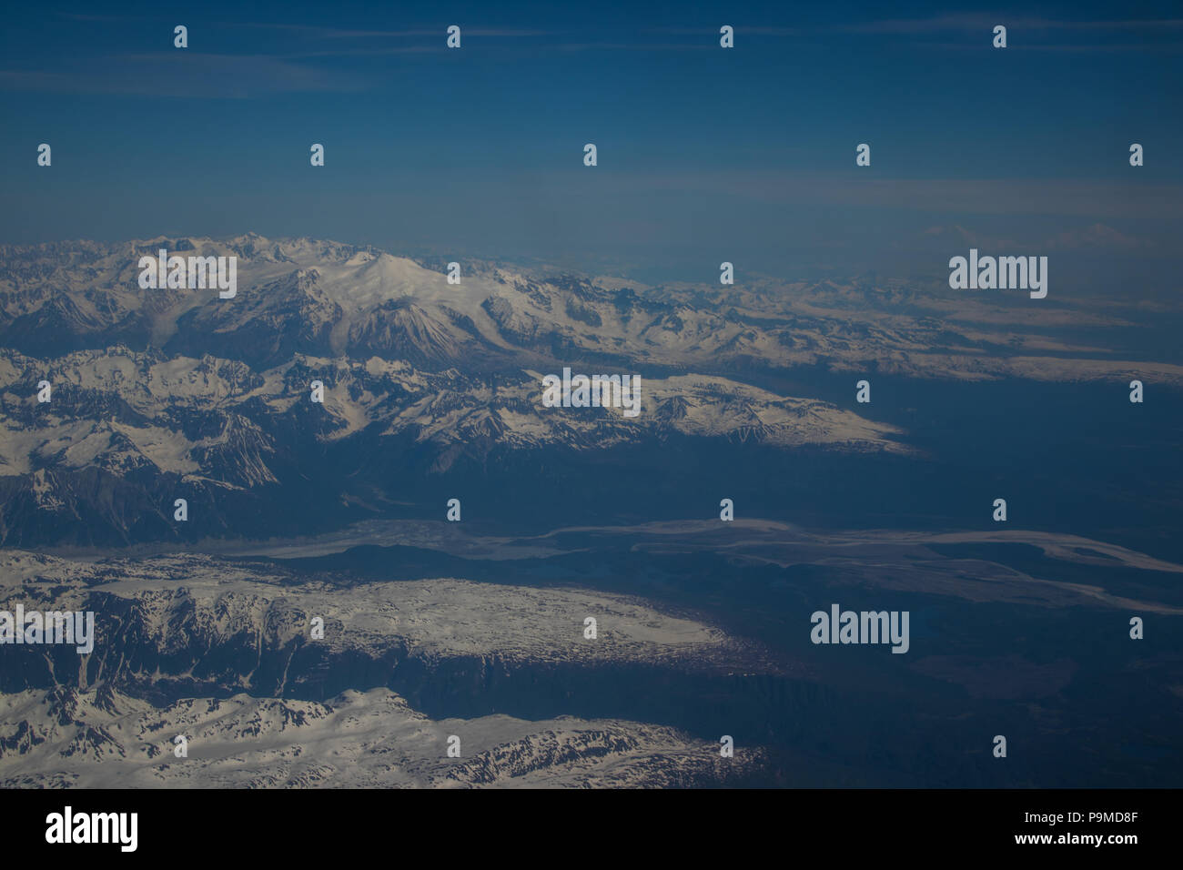 Aerial view alaska range from hi-res stock photography and images - Alamy