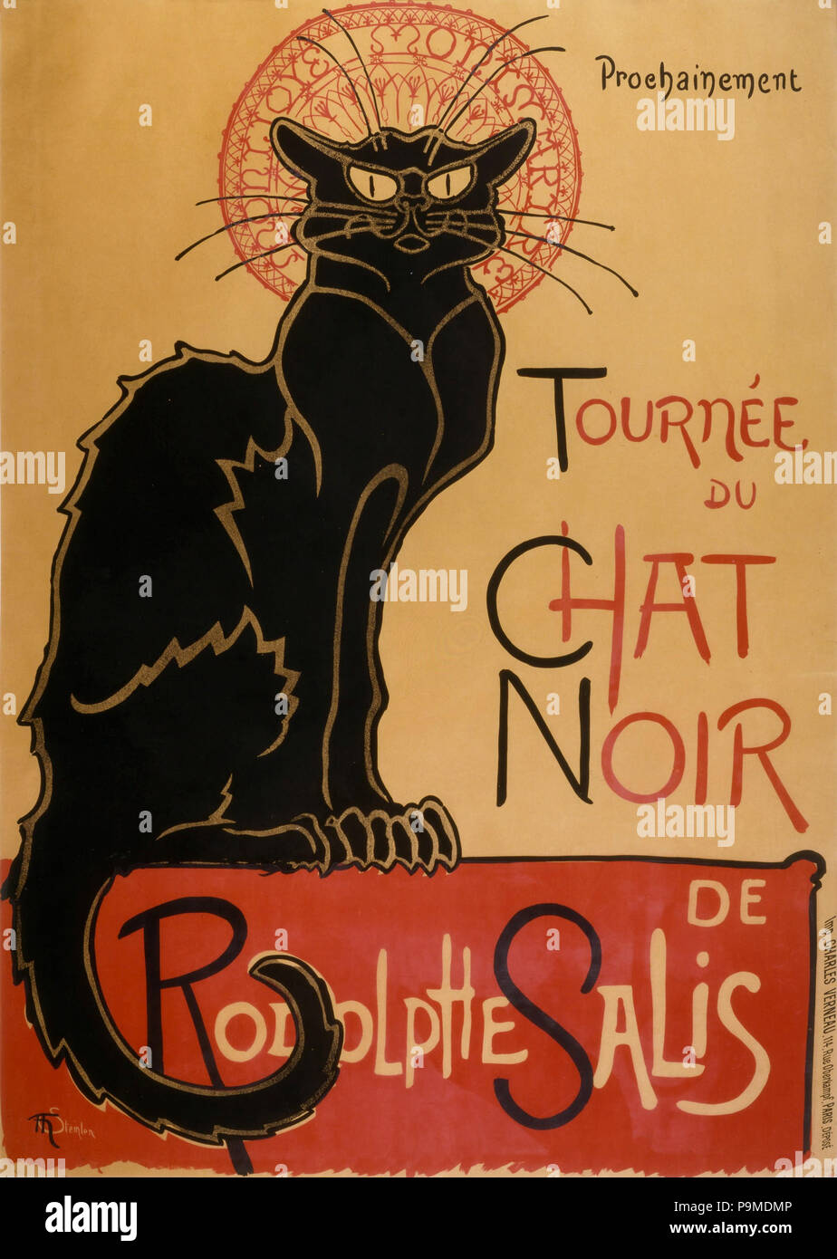 313 Théophile-Alexandre Steinlen - Tournée du Chat Noir de Rodolphe ...