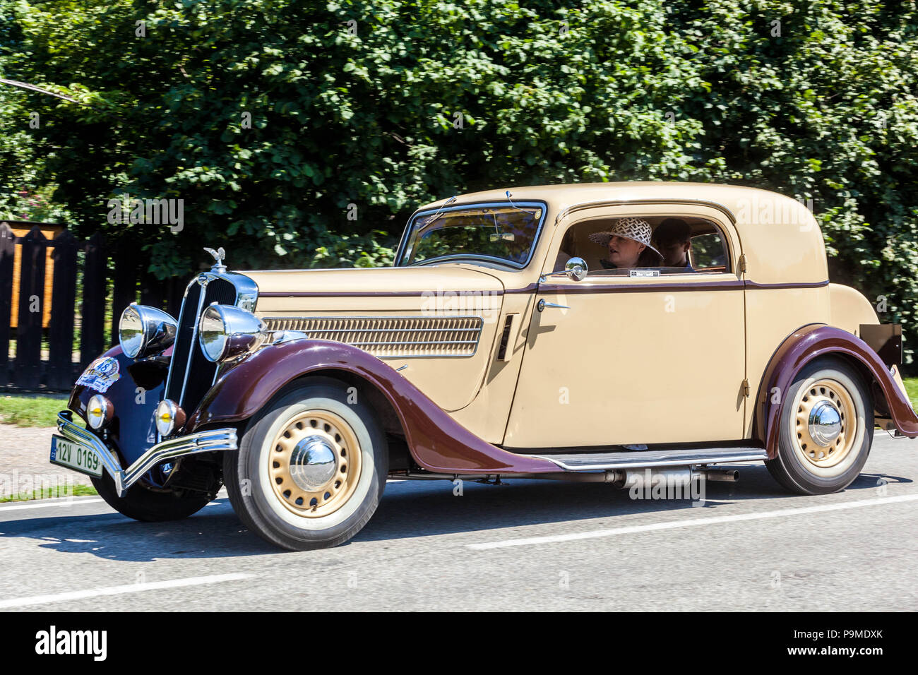 Salmson S4 - DA, 1936 Veteran car, Czech Republic Stock Photo - Alamy