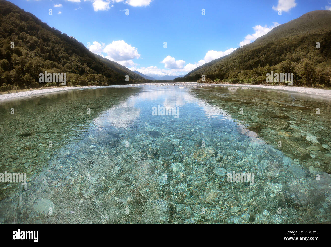 New Zealand River Stock Photo - Alamy