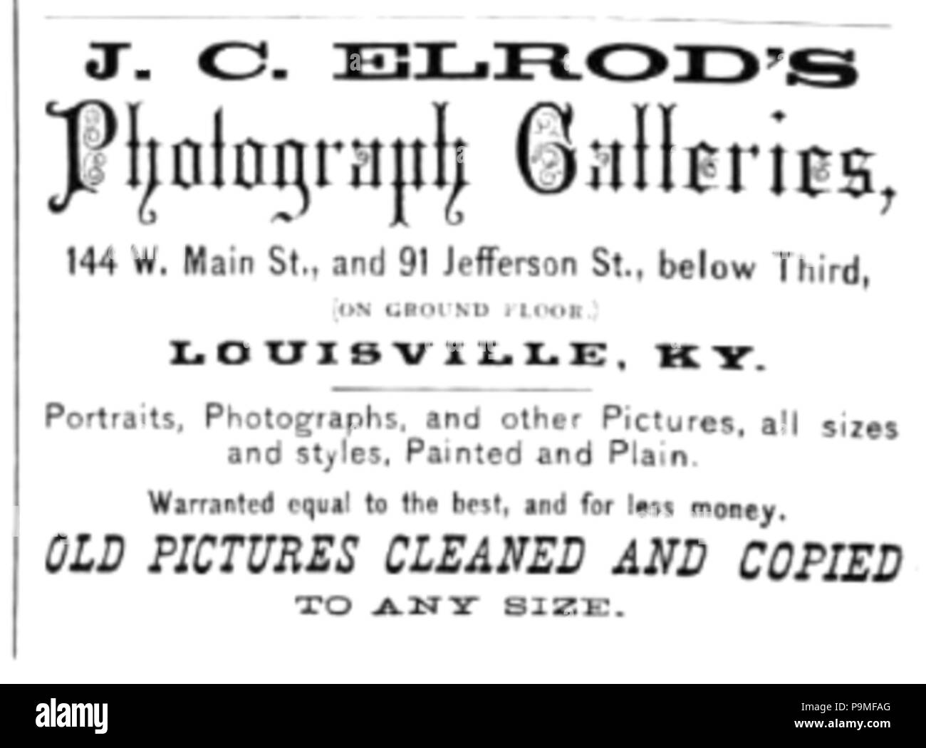 Elrod Black and White Stock Photos & Images - Alamy