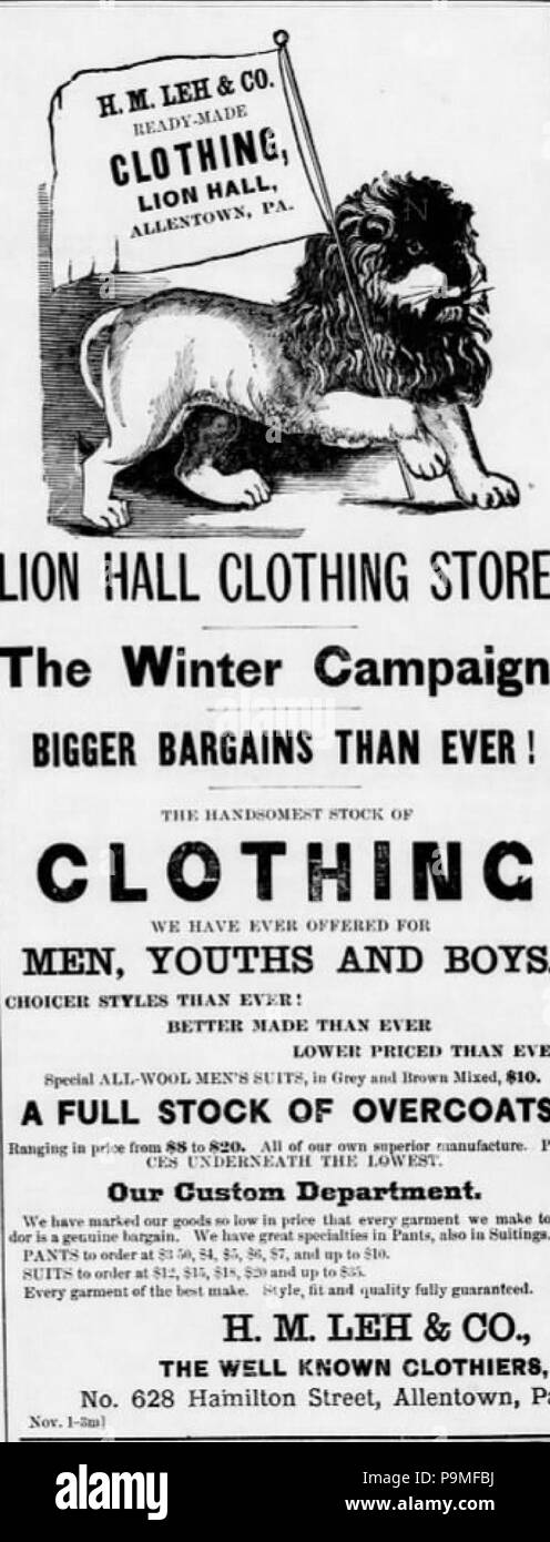 1883 ad hi-res stock photography and images - Alamy