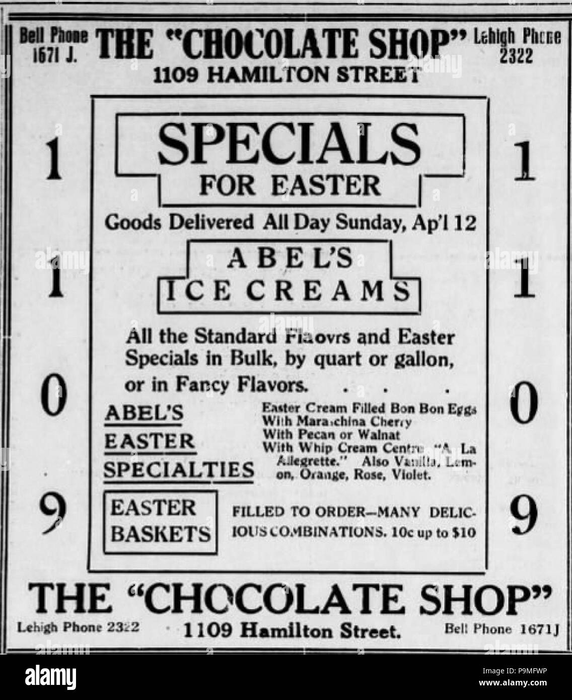 Retail chocolate shop Black and White Stock Photos & Images - Alamy