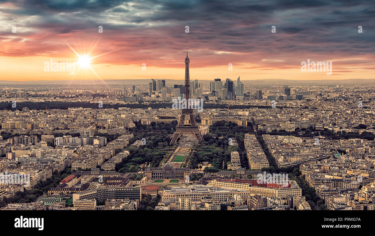 The cityscape of paris hi-res stock photography and images - Alamy