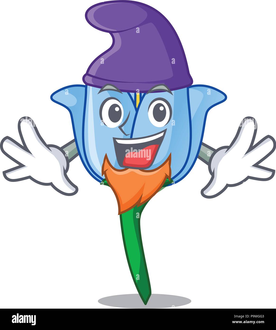 Elf bell flower character cartoon Stock Vector Image & Art - Alamy