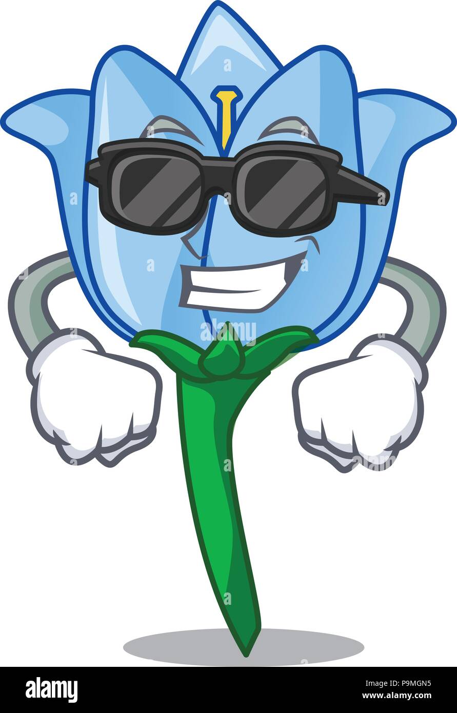 Super cool bell flower character cartoon Stock Vector Image & Art - Alamy