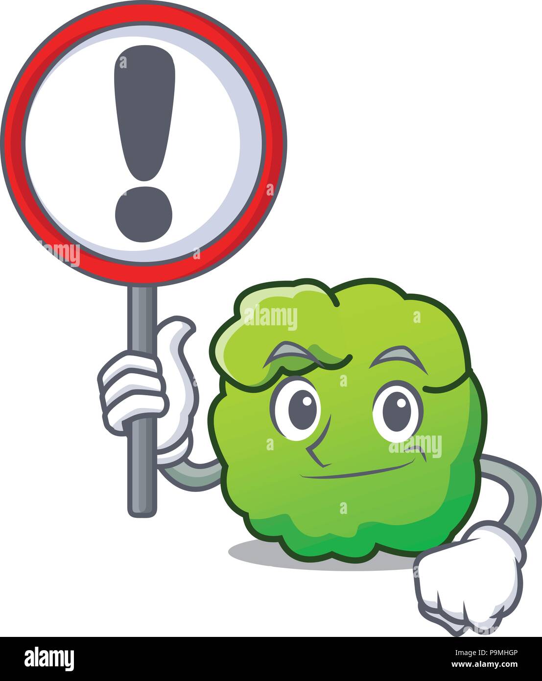With sign shrub character cartoon style Stock Vector Image & Art - Alamy