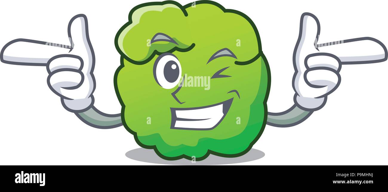 Wink shrub character cartoon style Stock Vector Image & Art - Alamy