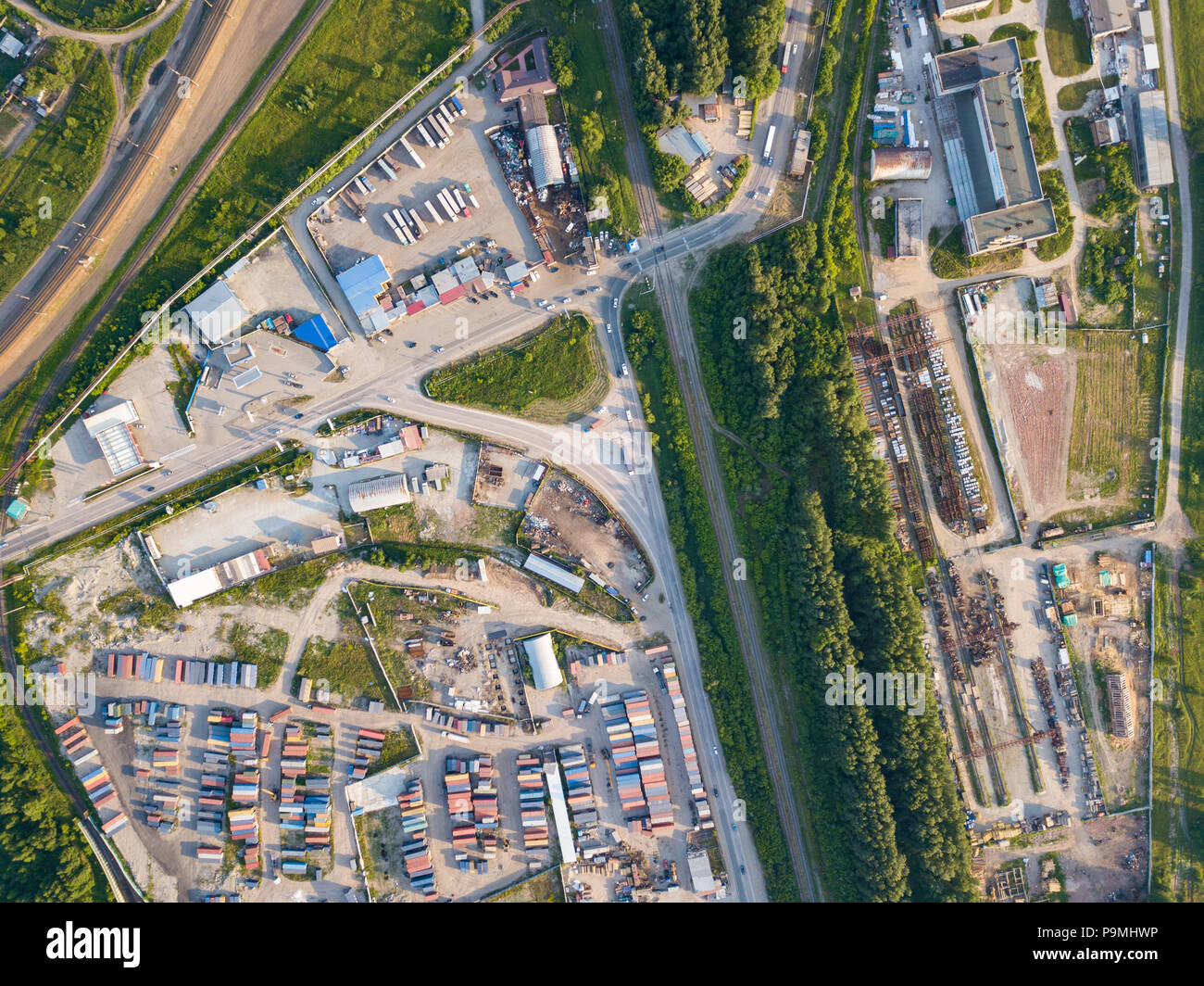 Suburbs road above germany hi-res stock photography and images - Alamy