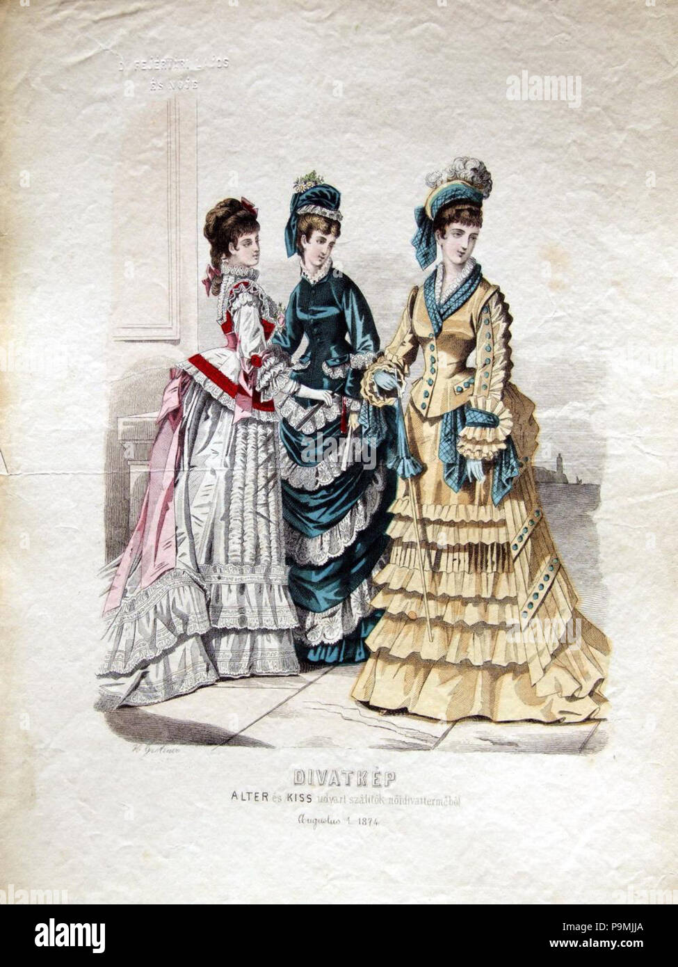 Fashion 1800s hi-res stock photography and images - Alamy