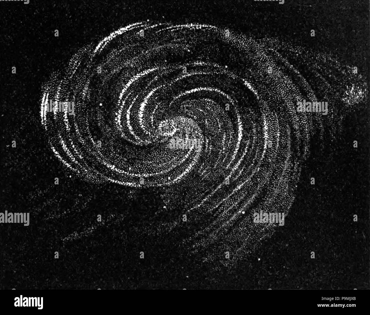 Milky Way Galaxy Pencil Drawing