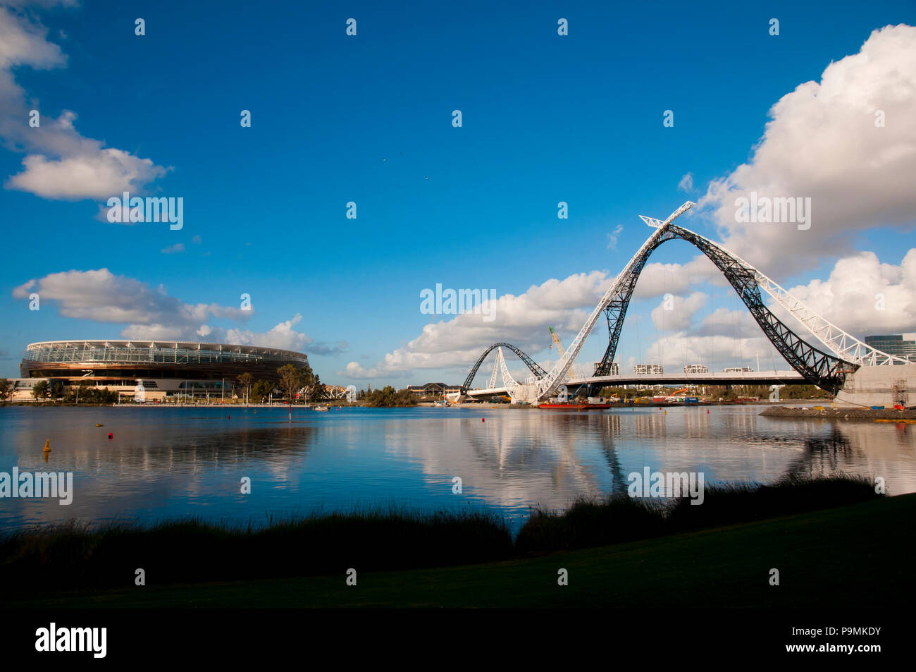 Matagarup Bridge - Perth - Australia Stock Photo - Alamy