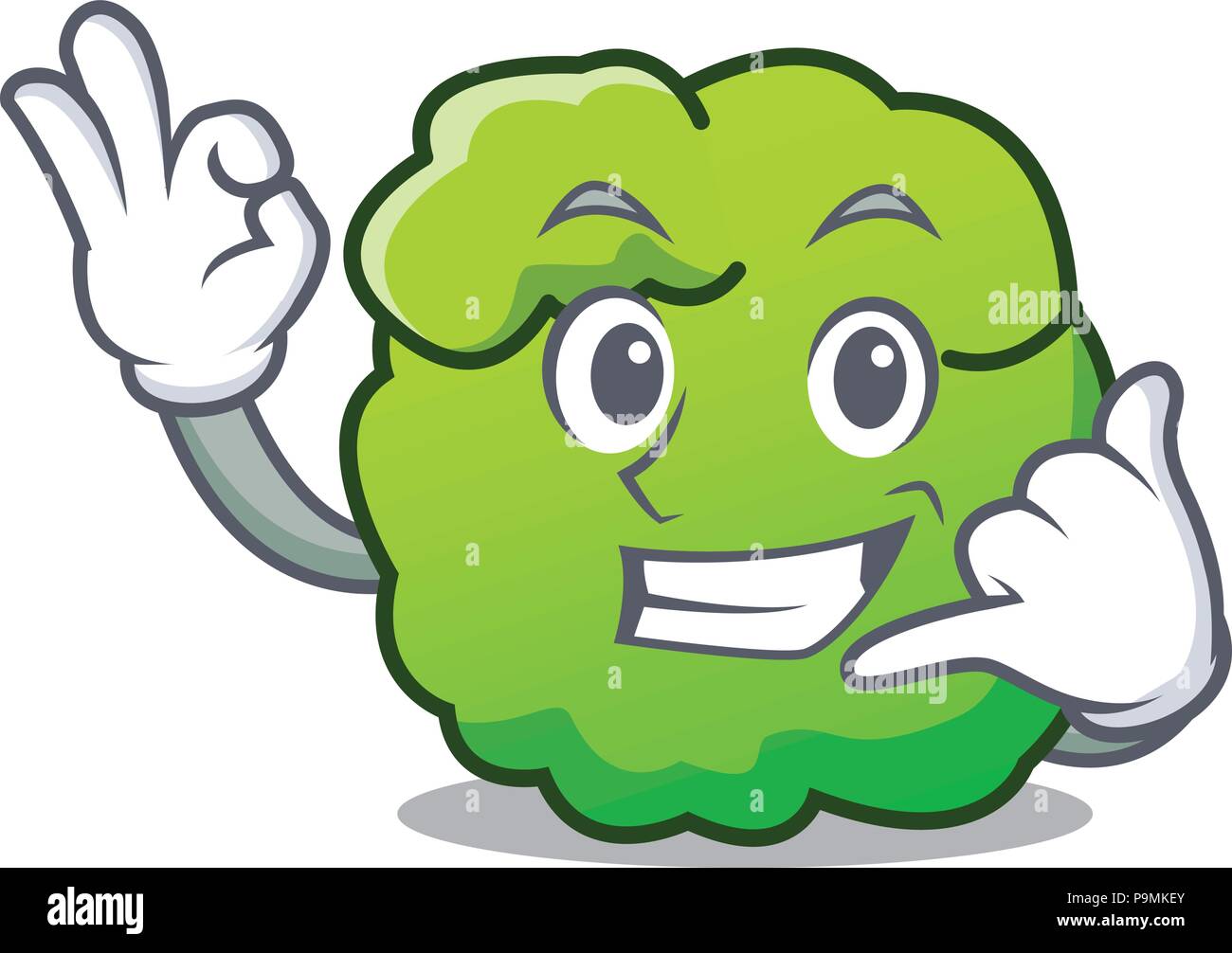 Call me shrub mascot cartoon style Stock Vector Image & Art - Alamy