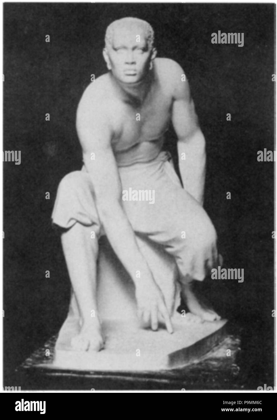132 Ann Whitney, Toussaint Louverture, plaster, 1870 Stock Photo - Alamy