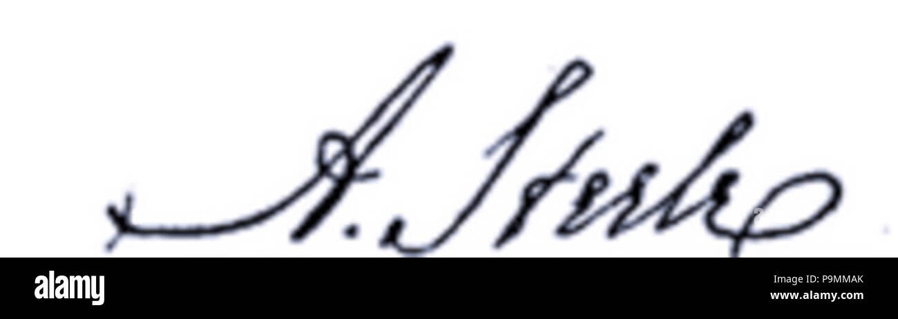 132 Anne Steele signature Stock Photo - Alamy