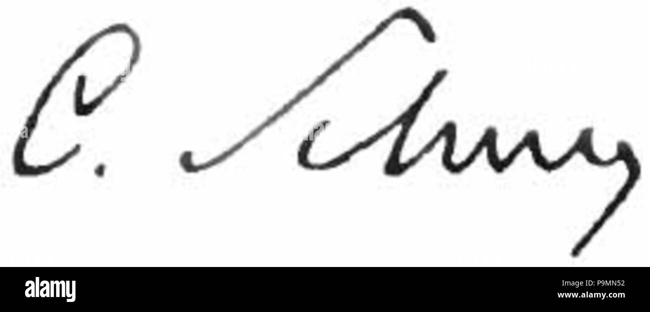 German signature Cut Out Stock Images & Pictures - Alamy