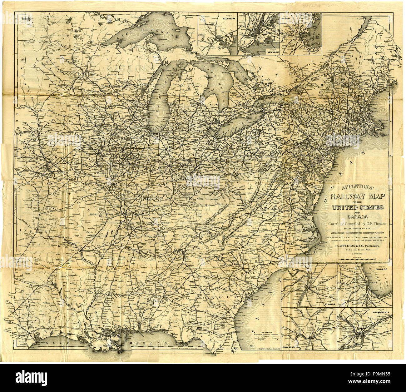 Appleton map hi-res stock photography and images - Alamy