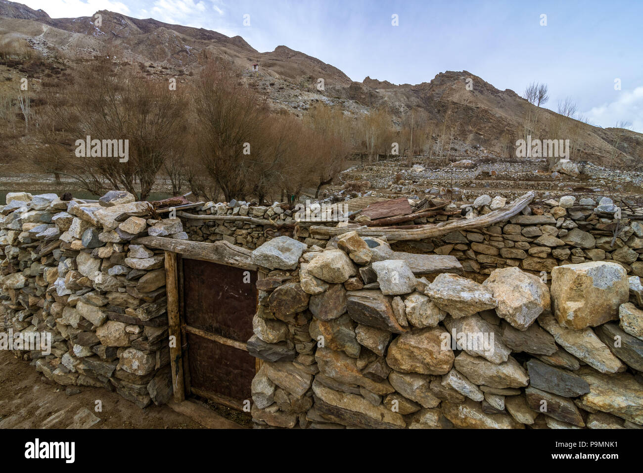 Nako Village, Kinnaur Valley Stock Photo - Alamy