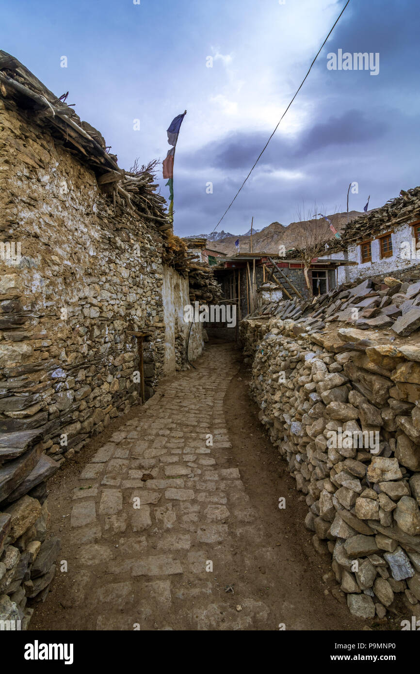 Nako Village, Kinnaur Valley Stock Photo - Alamy