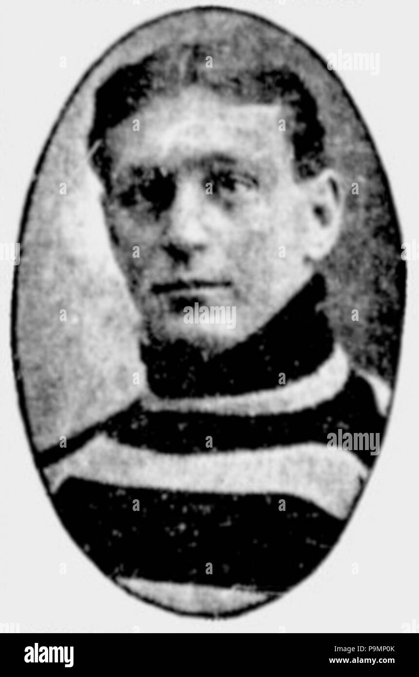 . Ice hockey player Arthur Moore of the Ottawa Hockey Club. Prior to ...