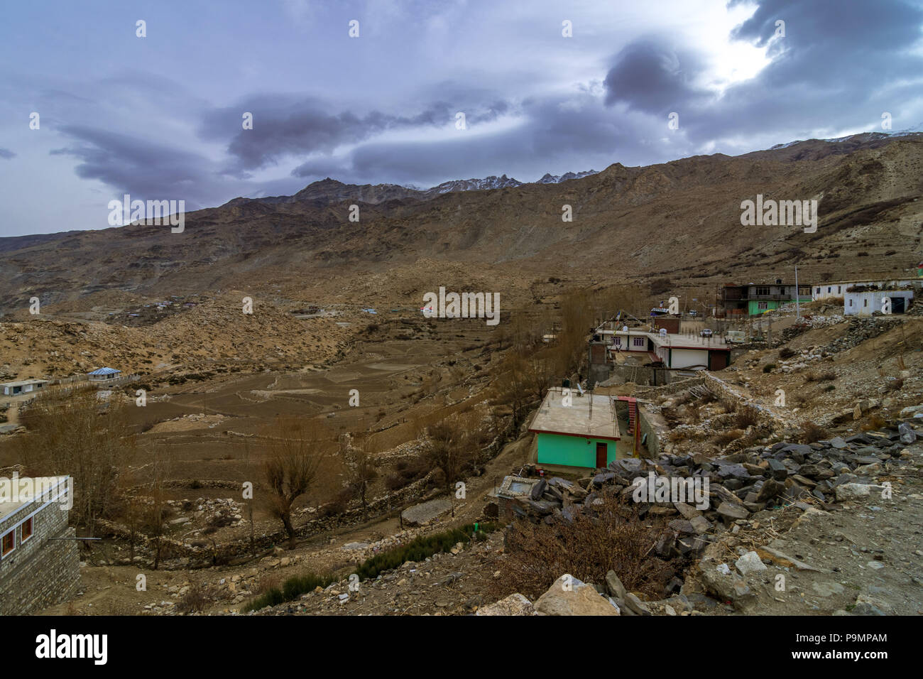 Nako Village, Kinnaur Valley Stock Photo - Alamy