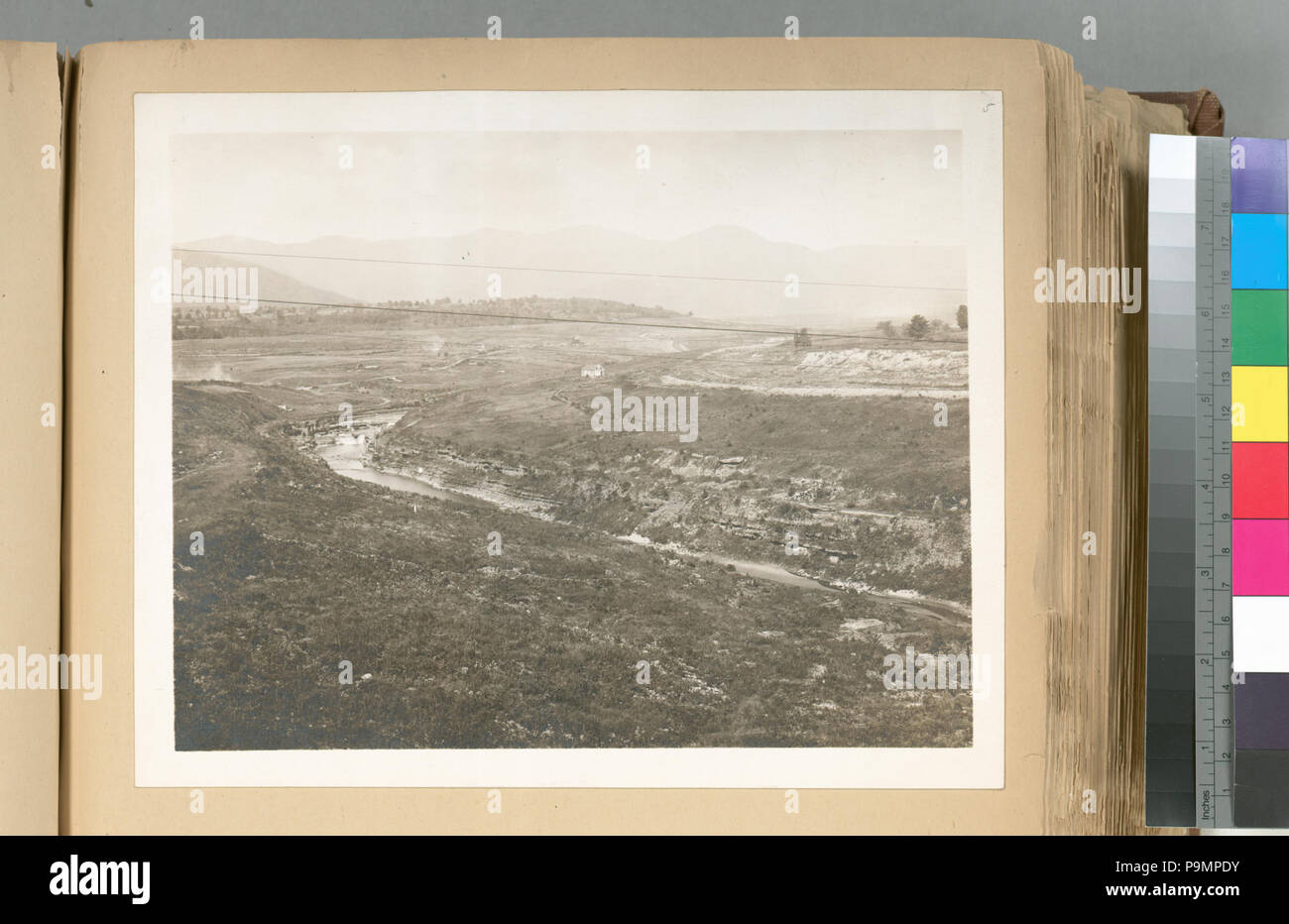 160 Ashokan Reservoir. General view up-stream from Olive Bridge dam ...