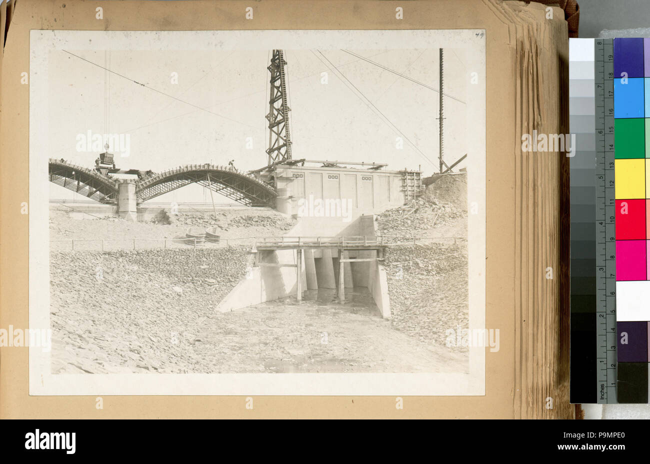 160 Ashokan reservoir. Inlet from West basin to Dividing Weir gate ...