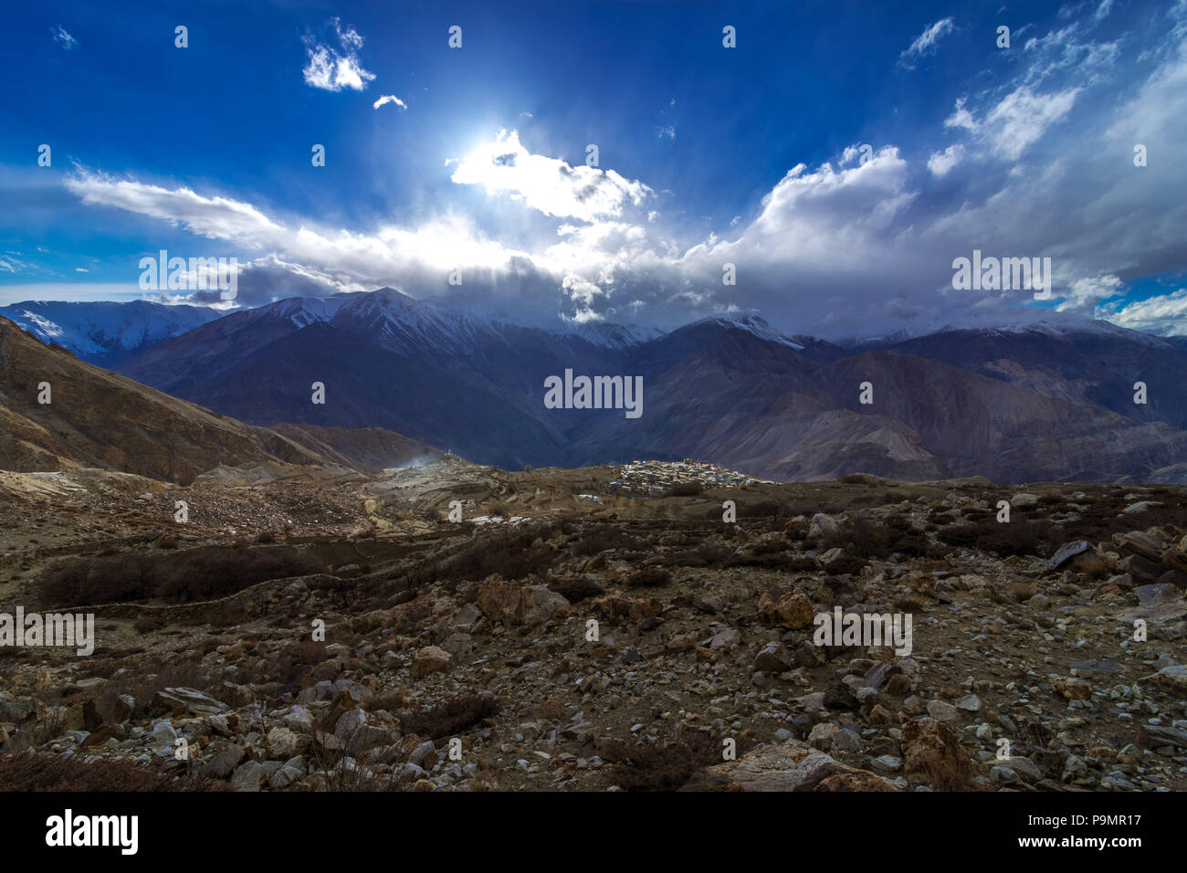 Nako Village, Kinnaur Valley Stock Photo - Alamy