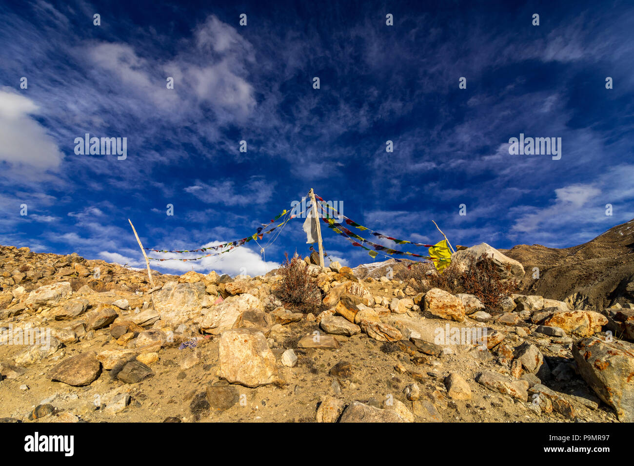 Nako Village, Kinnaur Valley Stock Photo - Alamy