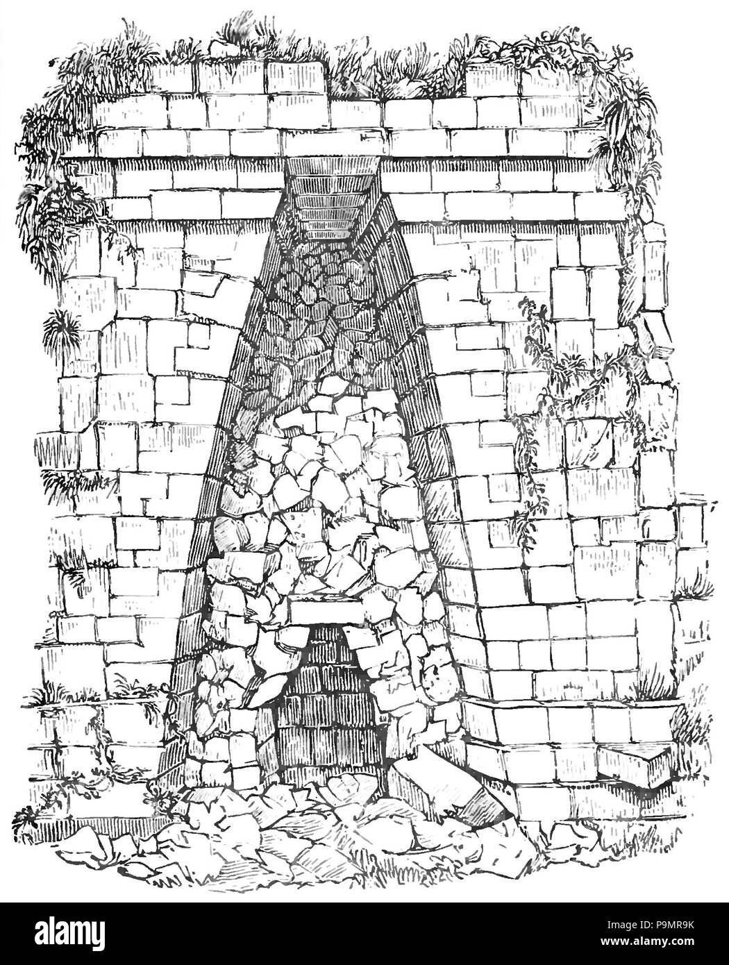 166 Atlantis - The Antediluvian World 1882 p355 Stock Photo - Alamy