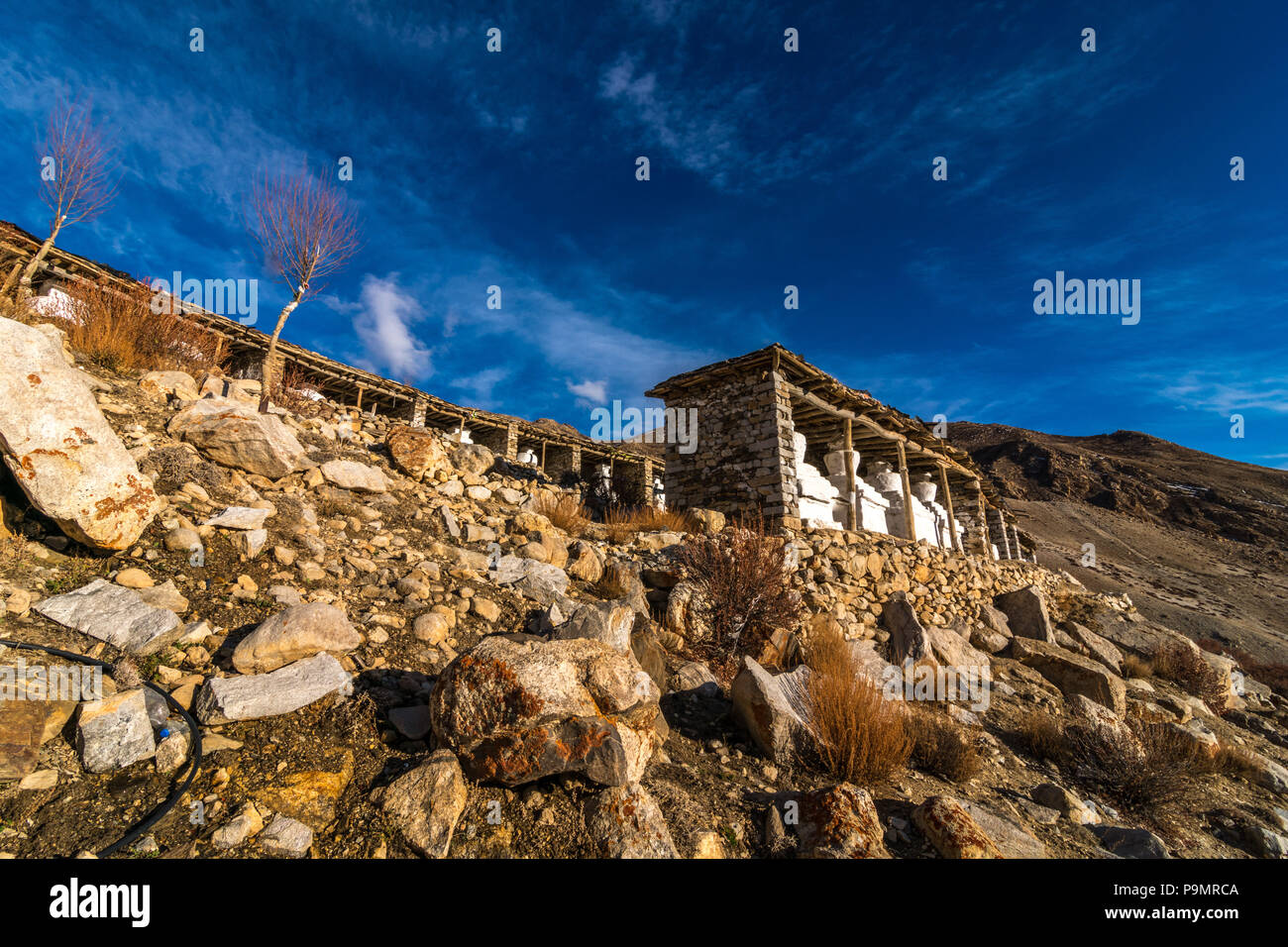 Nako Village, Kinnaur Valley Stock Photo - Alamy