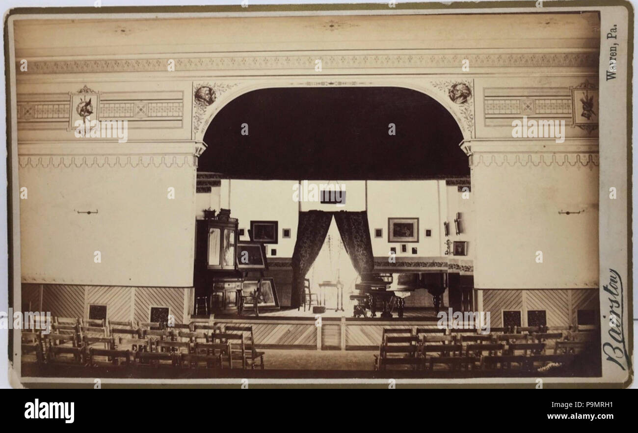 167 Auditorium, Warren State Hospital Stock Photo - Alamy