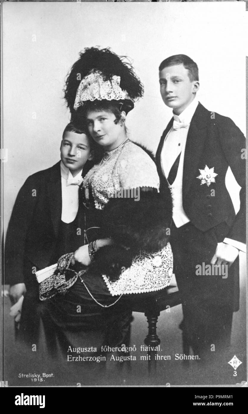 167 Auguste, Joseph Franz mit Ladislaus Stock Photo - Alamy