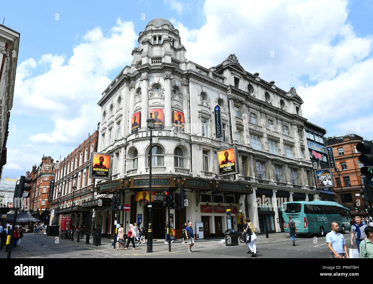 A general view of The Gielgud Theatre in London. PRESS ASSOCIATION ...