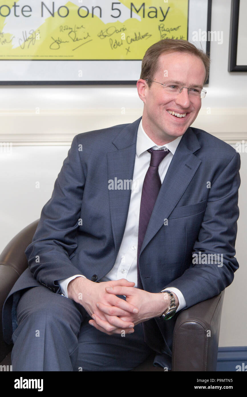 Matthew Elliott chairman of the Vote Leave campaign Stock Photo - Alamy