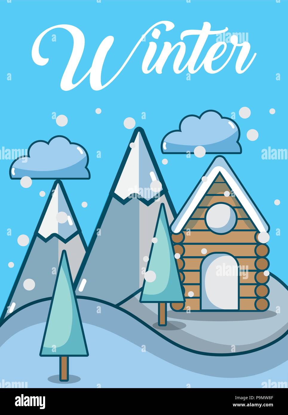 Weather season card Stock Vector Image & Art - Alamy