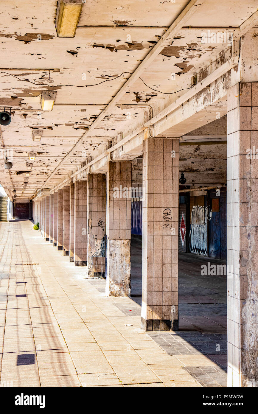 derelict bus station in Hanley Stoke on Trent staffordshire Stock Photo ...