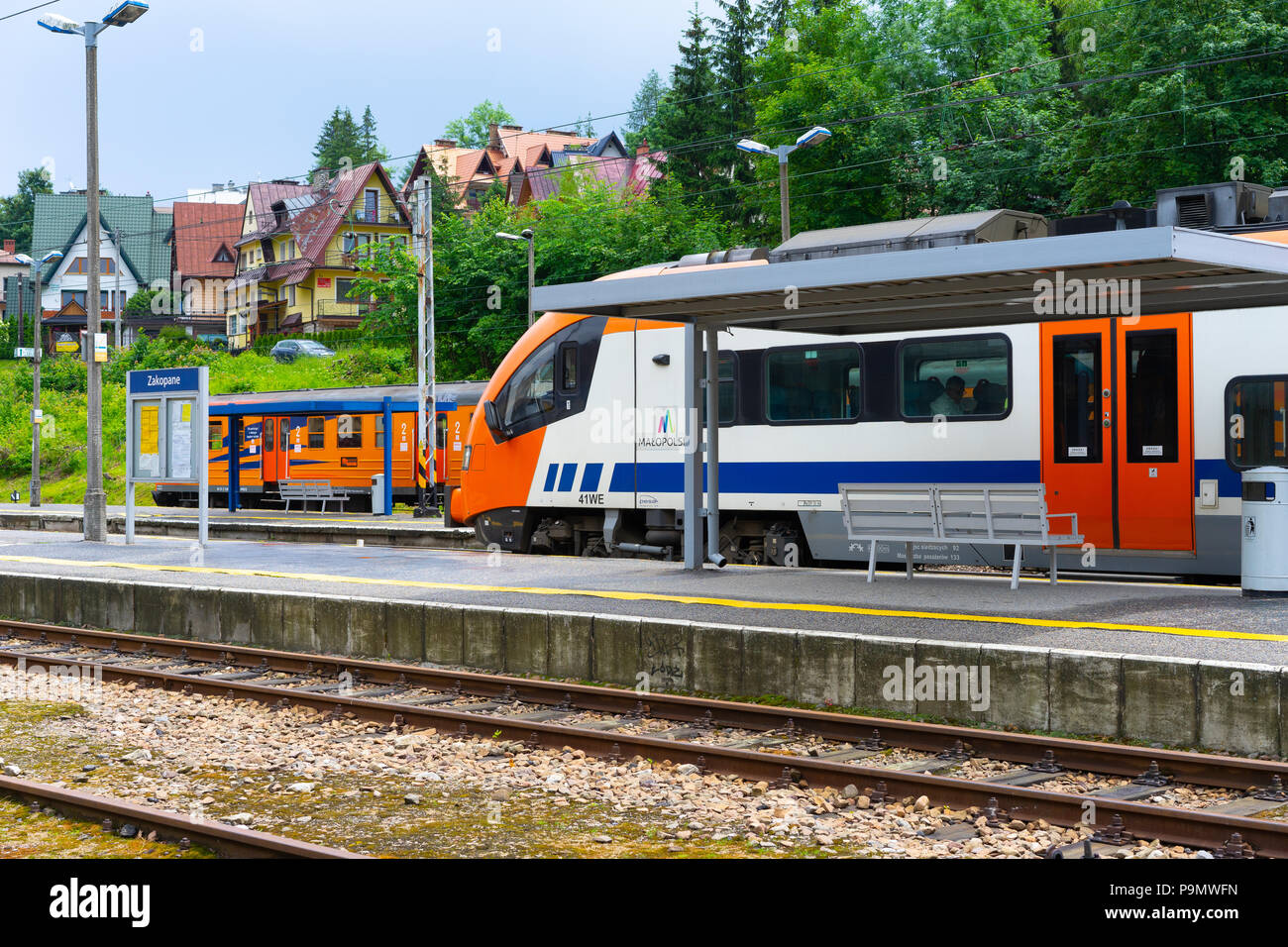 Zakopane railway station hi-res stock photography and images - Alamy
