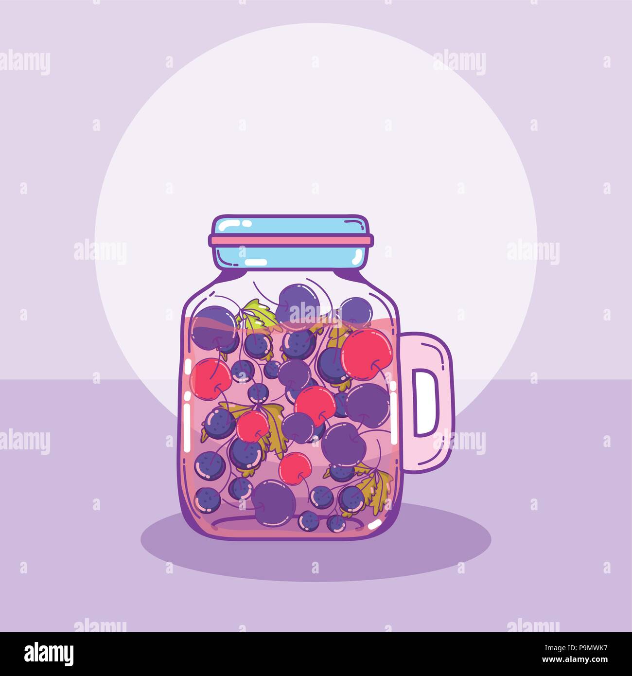 Hanging Mason Jar Vector